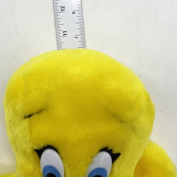 24K | Toys | Vintage Looney Tunes 993 Yellow Plush Tweety Bird 15 Hand ...